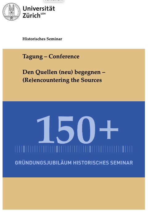 Den Quellen (neu) begegnen | infoclio.ch